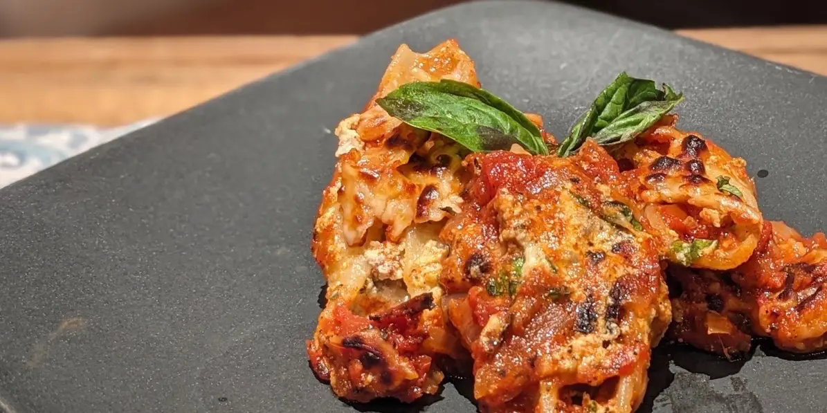 Spicy Sausage and Cheese Stuffed Shells